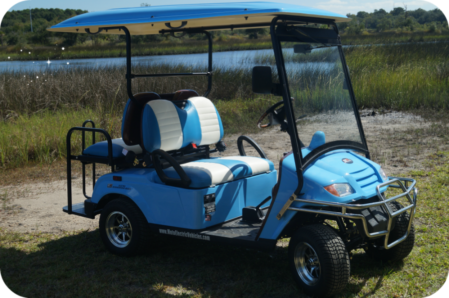 4 Seater Electric Golf Cart - Street Legal | Neighborhood Cart | Moto ...