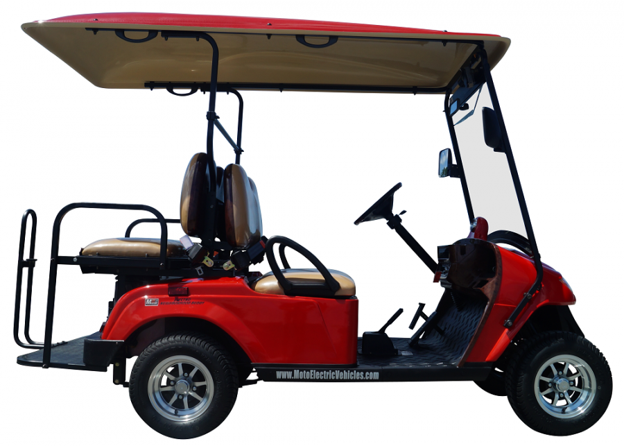4 Seater Electric Golf Cart - Street Legal | Neighborhood Cart | Moto ...