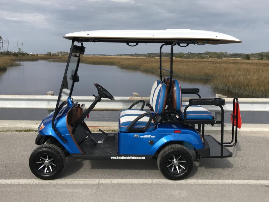 4 Seater Electric Golf Cart - Street Legal | Neighborhood Cart | Moto ...