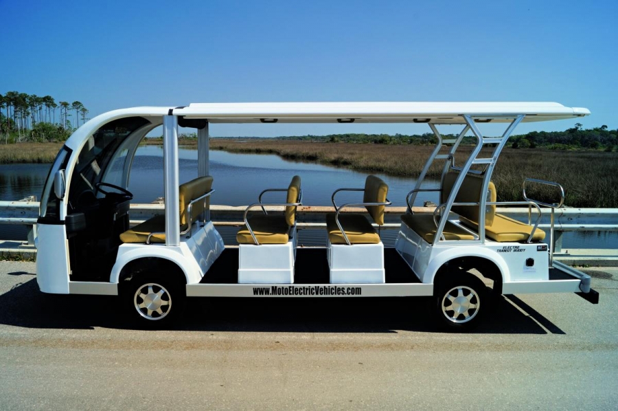 Electro Transit Buddy 15 Passenger Electric Shuttle | Moto Electric ...