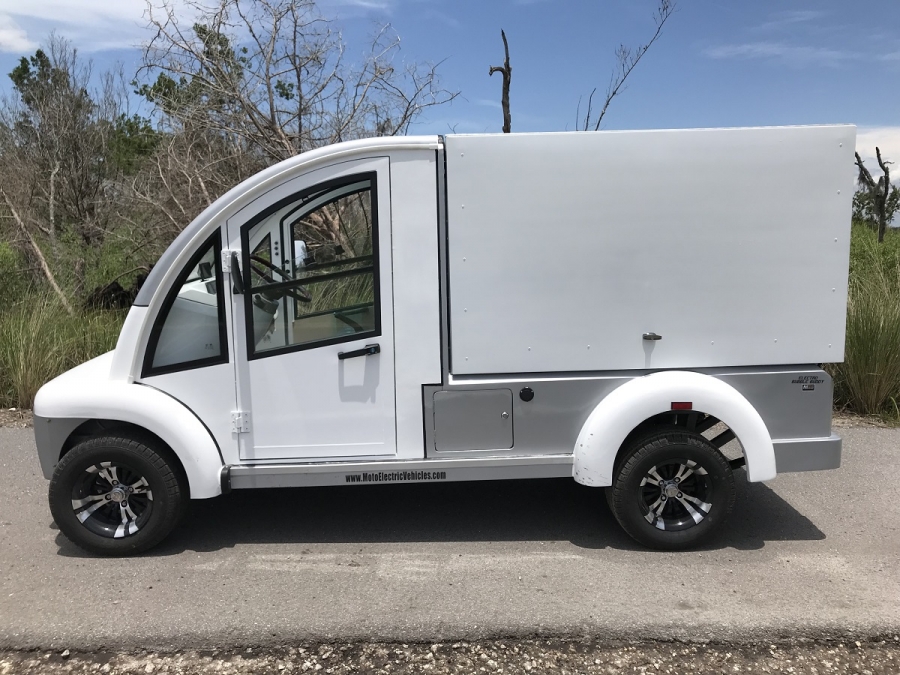 Enclosed Utility Vehicle - 2 Passenger, Street Legal | Moto Electric ...