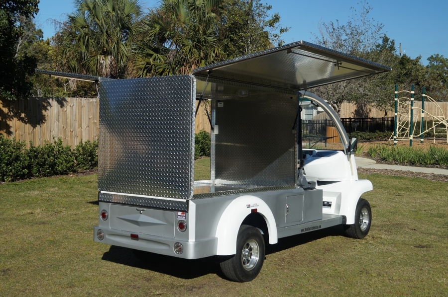 MotoEV Electro Bubble Buddy LSV 2 Passenger Enclosed Utility Deluxe ...