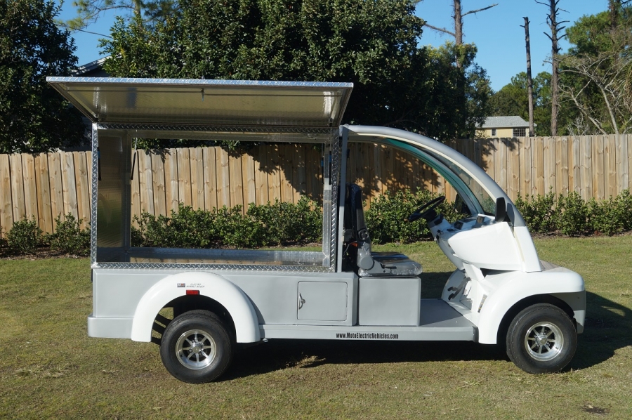 MotoEV Electro Bubble Buddy LSV 2 Passenger Enclosed Utility Deluxe ...
