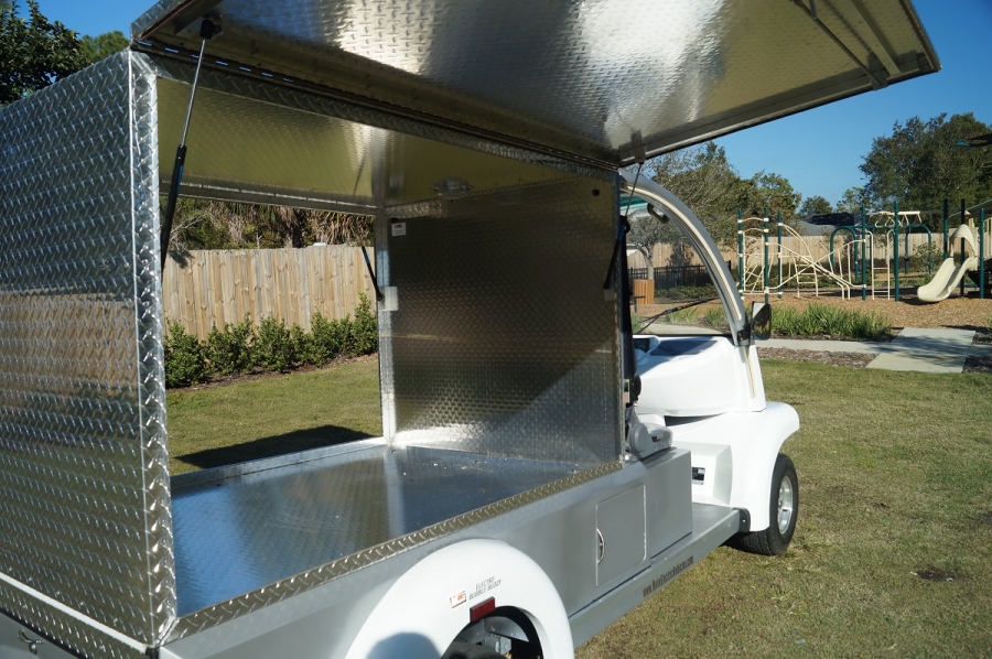 MotoEV Electro Bubble Buddy LSV 2 Passenger Enclosed Utility Deluxe ...