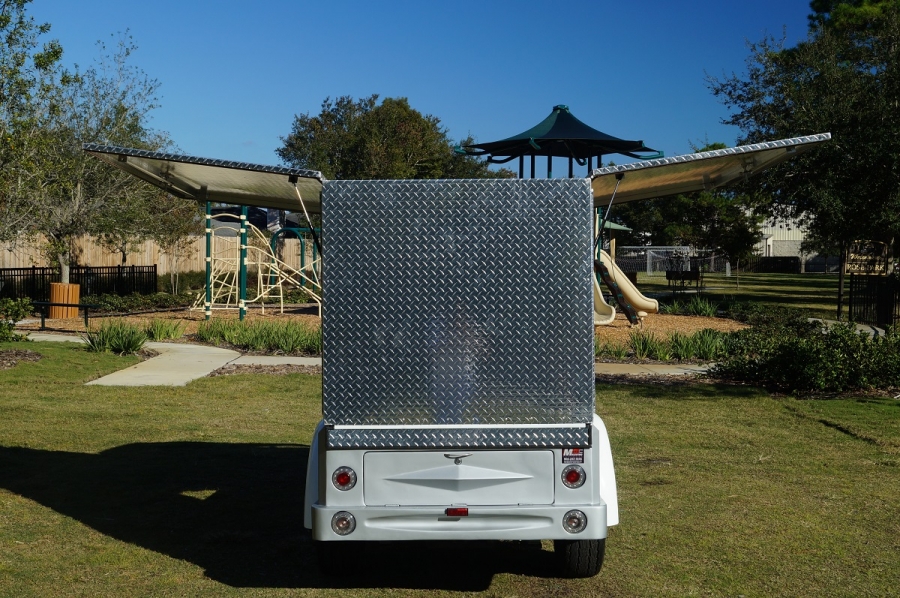 MotoEV Electro Bubble Buddy LSV 2 Passenger Enclosed Utility Deluxe ...