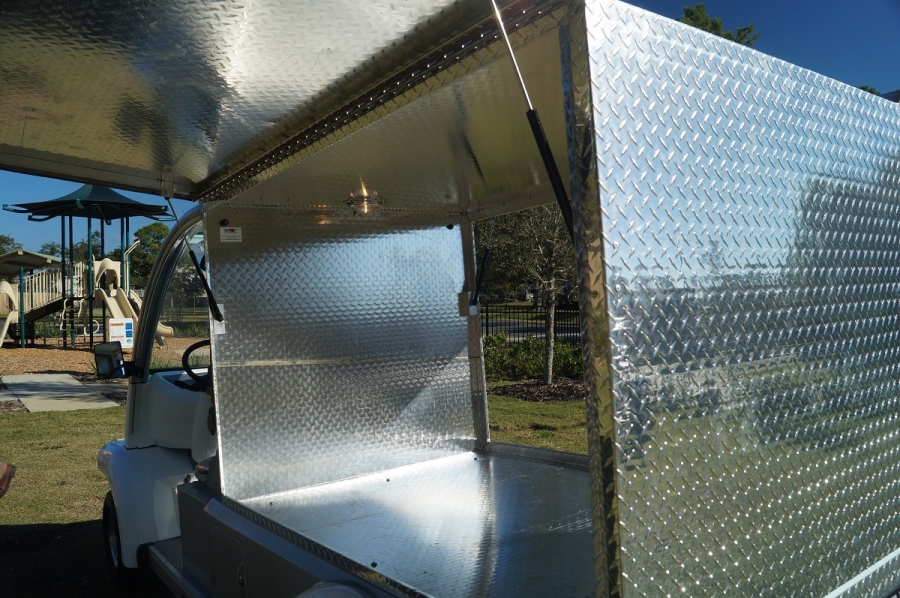 MotoEV Electro Bubble Buddy LSV 2 Passenger Enclosed Utility Deluxe ...