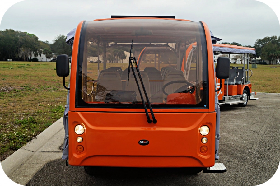 MotoEV Electro Transit Buddy 40 Passenger + 1 Wheelchair Electric Tram ...
