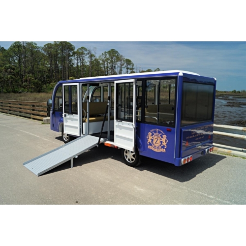 15 Passenger Shuttle Bus with Wheelchair Lift | Moto Electric Vehicles